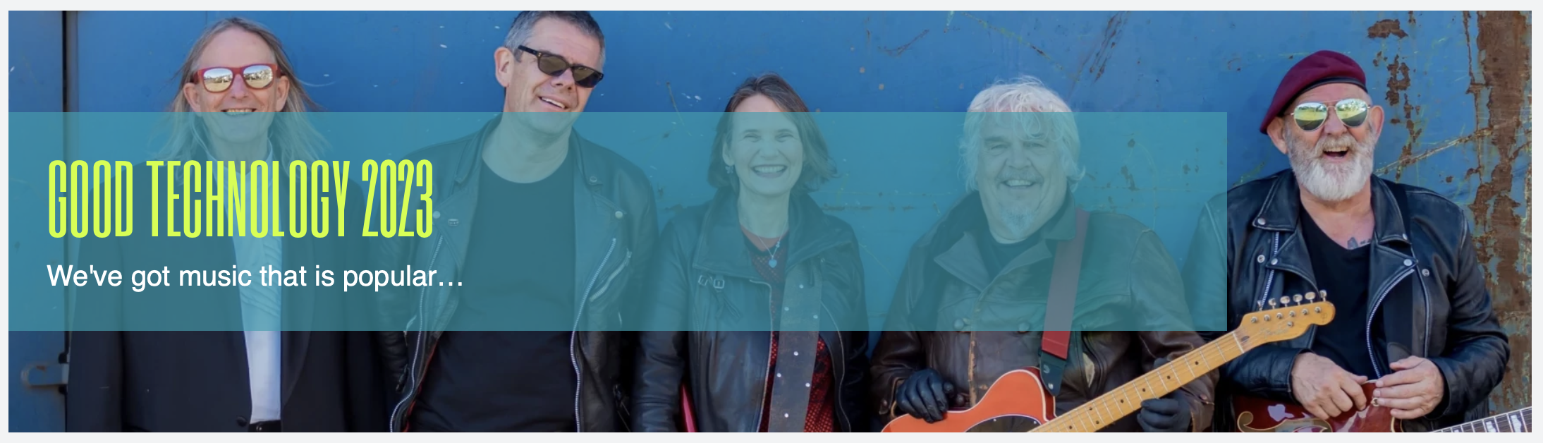 Red Guitars: ‘Good Technology’ remix and 40th anniversary gig ...